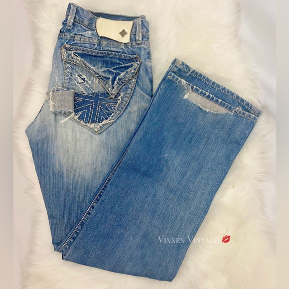 Monarchy | Jeans | Vintage Y2k Monarchy Distressed Flap Pocket Relaxed ...